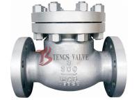 China API Swing Check Valve Cast Steel 300LB Fully Open Metal Seal Hardfaced for sale