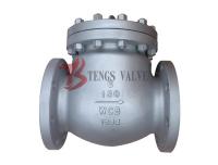 China Bolted Bonnet Swing Check Valve , 150LB Automatic Check Valve A216 WCB for sale
