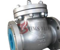 China Cast Steel Swing Check Valve , Flanged Non Return Valve ANSI 150LB H44H for sale