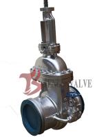 China Flanged Cast Steel Gate Valve ASTM A216 WCB With Rising Stem RS 150LB for sale