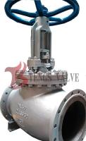 China Carbon Steel Industrial Globe Valve , A216 WCB ANSI Flanged Plug Disc Globe Valve for sale