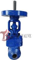 China Hardfaced Forged Alloy Steel Gate Valve BW 1500LB Bare Stem With ISO 5211 for sale
