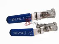 China Soft Seated One Piece Ball Valve A351 CF8M / SS316 SW / NPT 1000 PSI for sale