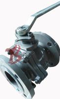 China Floating Split Body Ball Valve Soft Seated Carbon Steel WCB 2PC 150LB for sale