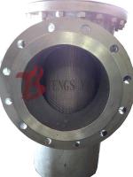 China Industrial Simplex Basket Strainer , Fabricated basket type strainer Din Pn25 for sale