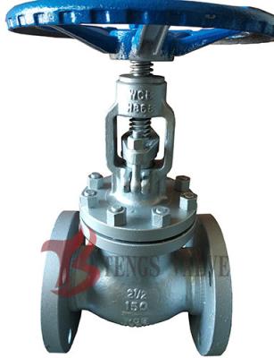 China Handwheel Operated Industrial Globe Valve 2.5 Inch 150LB Trim 13Cr For Flow Control for sale
