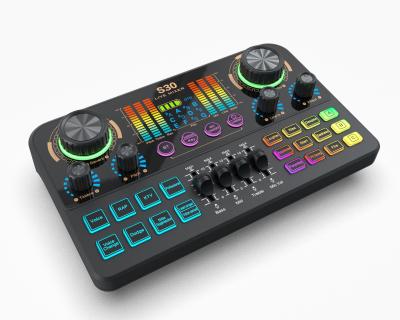 China Black S30 Live sound card for sale