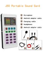 China white J50 Live sound card for sale
