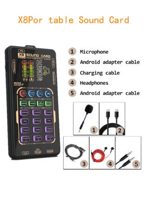 China X8 pro Live sound card for sale