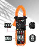 China Auto and Manual Range Digital Clamp Meter T-RMS INRUSH Current meter MAX MIN values measurement for sale