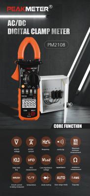 China AC/DC Digital CLamp Meter With Ammeter , Voltmeter ,Double Mold，Back Light，LCD，Ohmmeter Measurement for sale