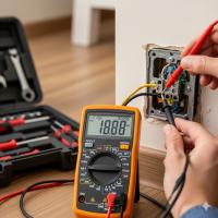 China High Precision Auto Ranging Digital Multimeter for Measuring Resistance 200Ω-2MΩ and AC Voltage Range 200V/600V for sale