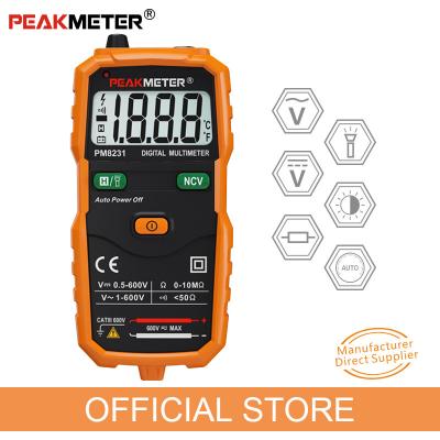 China Durable Handheld Digital Multimeter NCV Frequency Backlight Temperature Transistor for sale