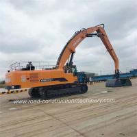 China 60 Ton Material Handler Equipment With 3.5m3 Shell Grab & Cum-mins Engine for sale
