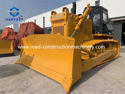 China 320hp Crawler Bulldozer HAITUI HD32 With Cum-mins Engine & Single Shank Ripper for sale