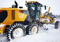 China 190hp Motor Grader Machine 4180D 3960mm Blade For Snow Removing In Russia for sale