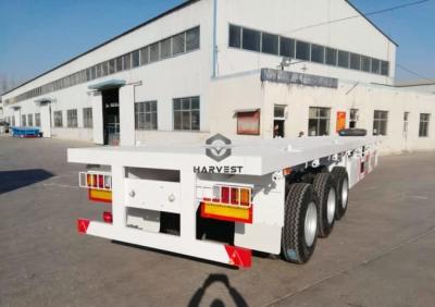 China 50 Ton Flatbed Heavy Duty Semi Trailer 40ft Container for Sale in Guinea for sale