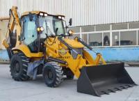 China 4WD Powerful Backhoe Loader SAM388 with Cummin Engine Hot Sale in Jamaica for sale