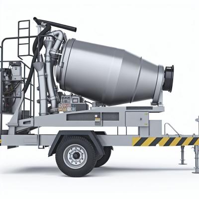 China 8Mpa  HBT5008K 82kW Trailer Mounted Concrete Pump for sale