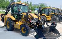 China 4WD SAM388 Backhoe Loader 2.5 Ton with 4 in 1 Bucket Hot Sale in South Africa for sale
