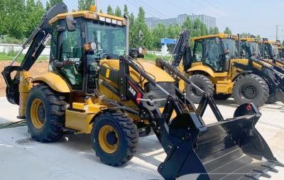 China 4WD SAM388 Backhoe Loader 2.5 Ton with 4 in 1 Bucket Hot Sale in South Africa for sale