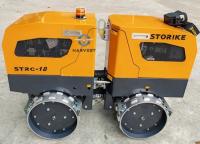 China 1.8 Ton Remote Control Double Drum Sheep Foot Roller STRC18 For Sale in Angola for sale