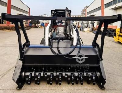 China 1000kg Skid Steer Loader TS65 with Yanmar Engine and Forest Mulcher for sale