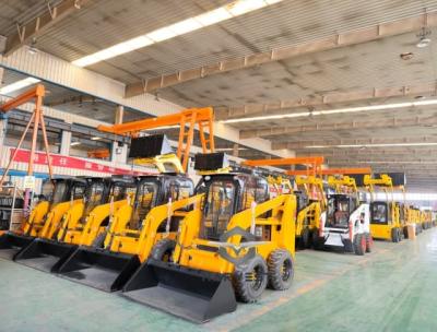 China 75hp Track Skid Steer Loader TS65 With Forest Mulcher, 4 in 1 Bucket for sale