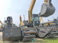 China with ship buoyancy tank Amphibious Excavator • Master of Land & Water Marsh Buggy best price for sale