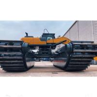 China Amphibious Excavator XE215GSLL With 15M Long Reach Boom  ISUZU Engine Euro 2 With Undercarriage Pontoon for sale