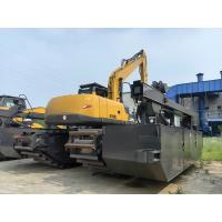 China Amphibious Excavator XE215GSLL With 15M Long Reach Boom  ISUZU Engine Euro 2 With Undercarriage Pontoon for sale