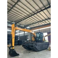 China Real-life footage from the china factory Amphibious pontoon excavator for sale