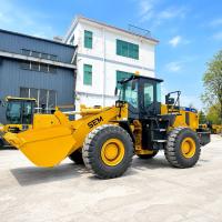 China 5 Ton SEM 655D Wheel Loader Pay Loader with Heavy Duty Rock Bucket Widely Used in Kenya for Quarry Stone Loading for sale