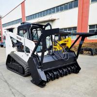 China 1200kg TS100 Track Skid Steer Loader with Cummin Engine & Forest Mulcher for Cleaning Best Selling in Kenya for sale