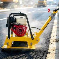 China Vibratory Plate Compactor STP270 EPA Honda Gasoline Engine Soil Compactor for Asphalt Repair and Road Construction Hot Sale in USA for sale