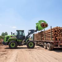 China EV wheel loader china supply 5.5 ton Full Electric Loader XC958-EV Battery Powered Front End Loader Low Noise with Log Grapple for Timber Forestry Handling Construction Mining for sale