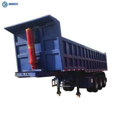 China CIMC 3 Axle Capacity 40cbm 60 Ton Dump Heavy Duty Semi Trailer for sale