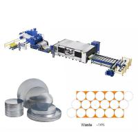 China Zigzag Automatic Stainless Steel Coil Sheet Plate Punching Line Circle Blanking Auto Feeder for sale
