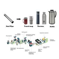 China Thermos Cookware Production Line Stainless Steel Metal Aluminum Vacuum Flask Water Bottle Making Machine for sale