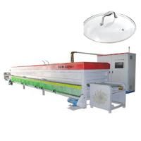 China 220V Servo Motor Cookware Production Line For Tempered Glass Lid Cover Making for sale