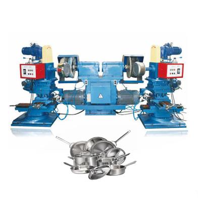 China stainless steel automatic cookware polish machine for pots and pans for sale
