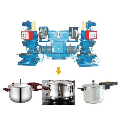 China Vacuum Adsorption Cookware Polishing Machine For Pot Outer Polishing for sale