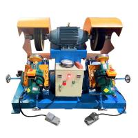China Double Stations Cookware Polishing Machine For Kettle Heating Plate Vacuum Adsorption for sale