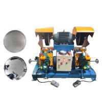 China Servo Motor Double Ended Polishing Machine For Kettle Heating Plate Polishing for sale