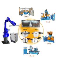 China 220V Automatic Polishing Machine For Cookware Internal Polishing for sale