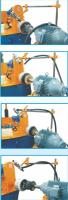 China Automatic mentel Utensils Polishing Machine Multi-stations Polishing Machine for cookware pan metal ware for sale