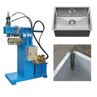 China 80mm/s Handmade Sink Edge Pressing Machine Hydraulic Braking Pneumatic Clamping Rolling Crack for sale