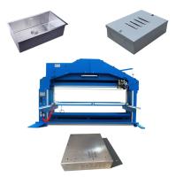 China PLC Kitchen Sink Machine Metal Sheet Cabinets Box Grinding Sand Polishing Buffing Deburring Machine for sale