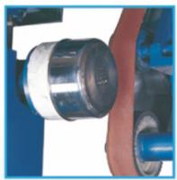 China The Functional Operation Of The Double-headed External Abrasive Sander Of High-efficiency Cookware Equipment for sale