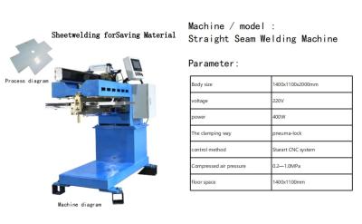 China Highly Intelligent and Cutting-edge Multifunctional Straight Seam Panel Laser/ Arc Welding Machine for sale